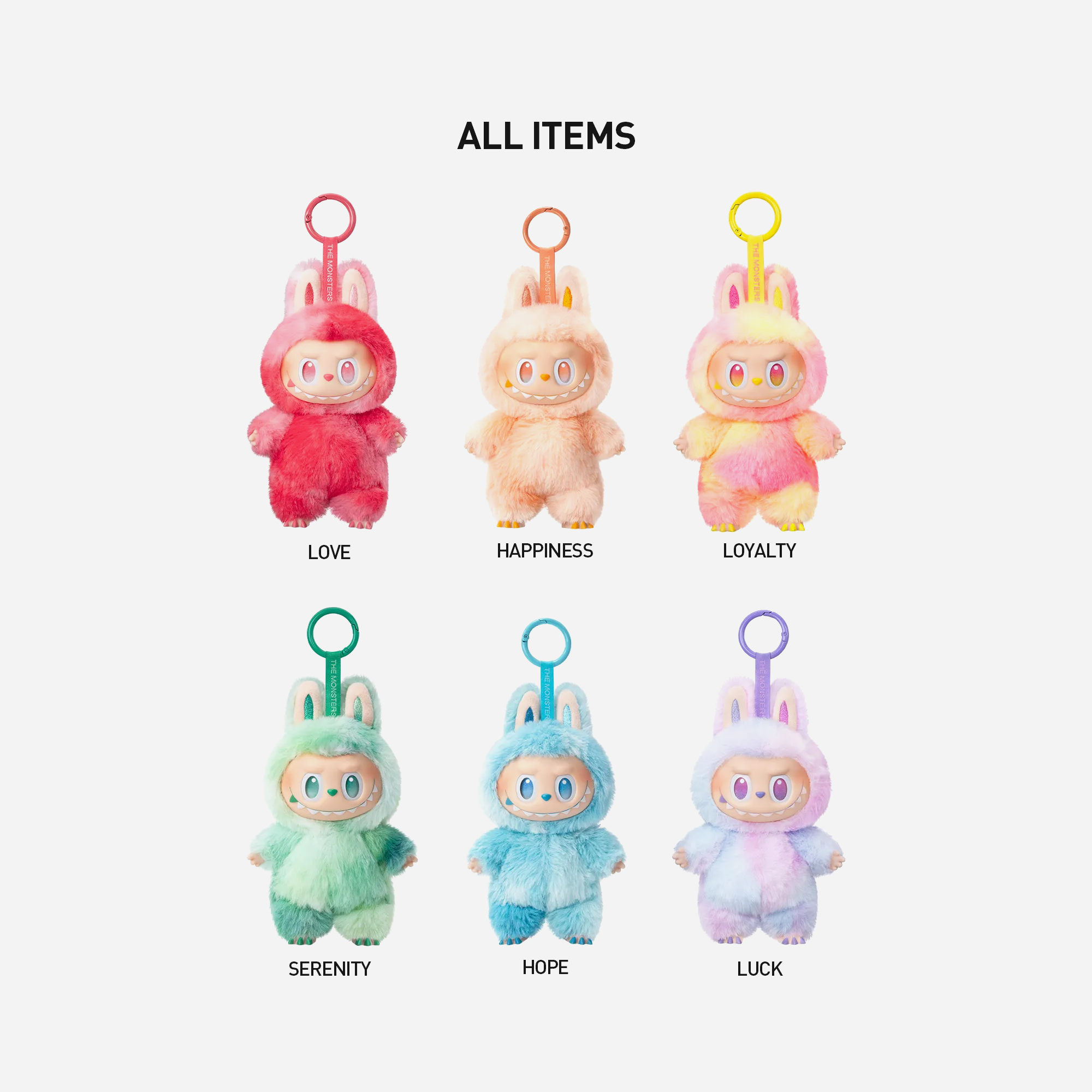 Pop Mart Labubu The Monsters Big Into Energy Series Vinyl Plush Pendan ...