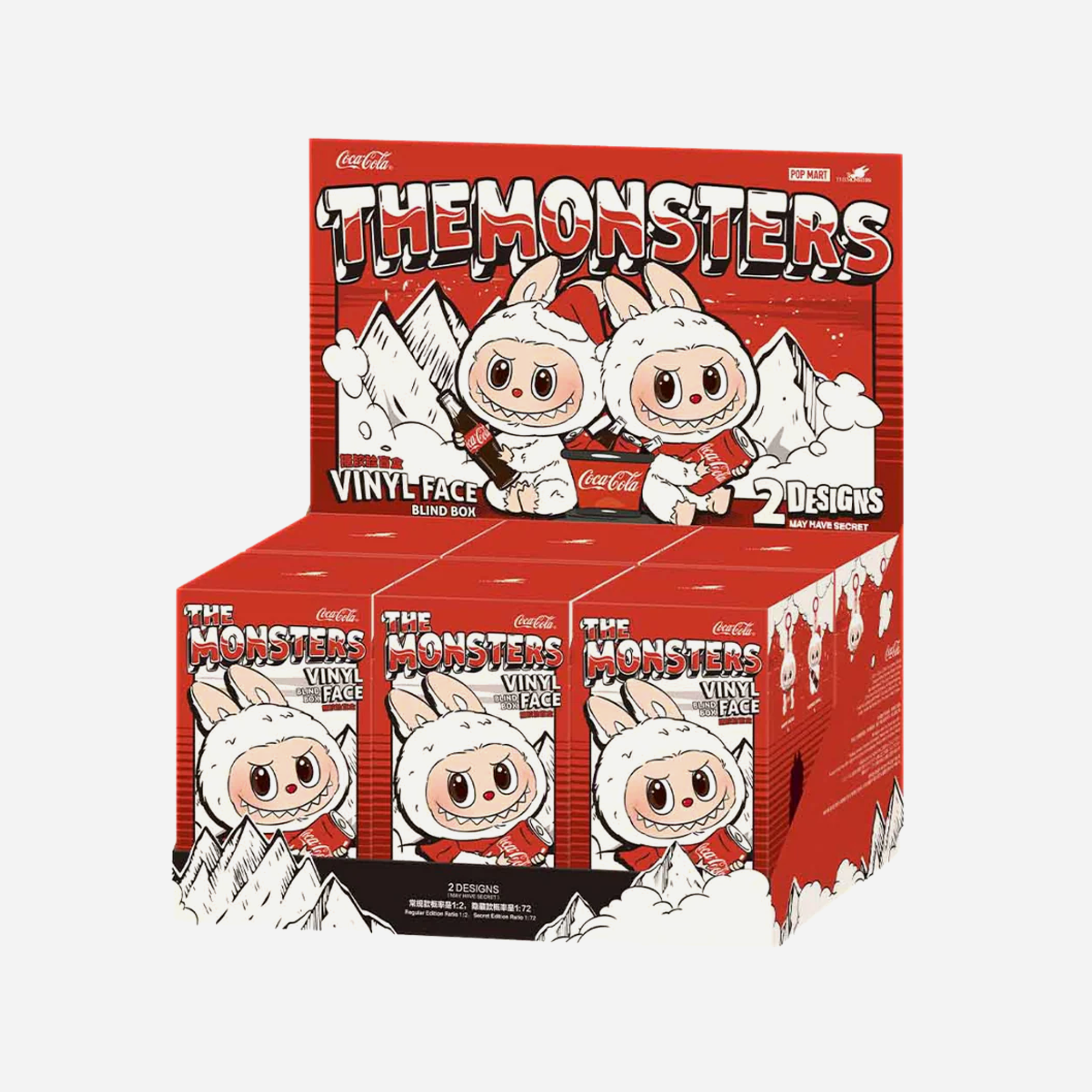 Pop Mart Labubu The Monsters Coca Cola Series Vinyl Face Sealed Case ...